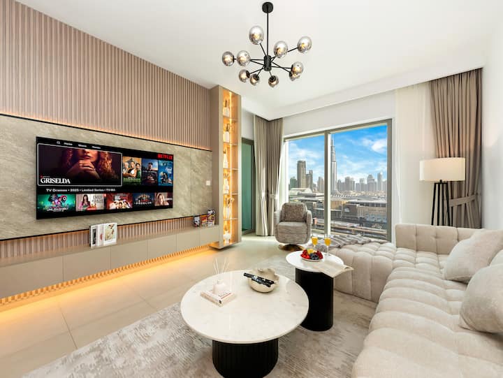 2 Ch. De Luxe • Vue Burj • Dubai Mall à 5 Min - Dubái