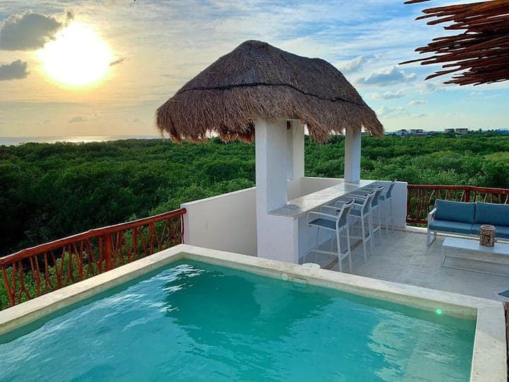 10 Personas Holbox Casa Pajaros - Isla Holbox