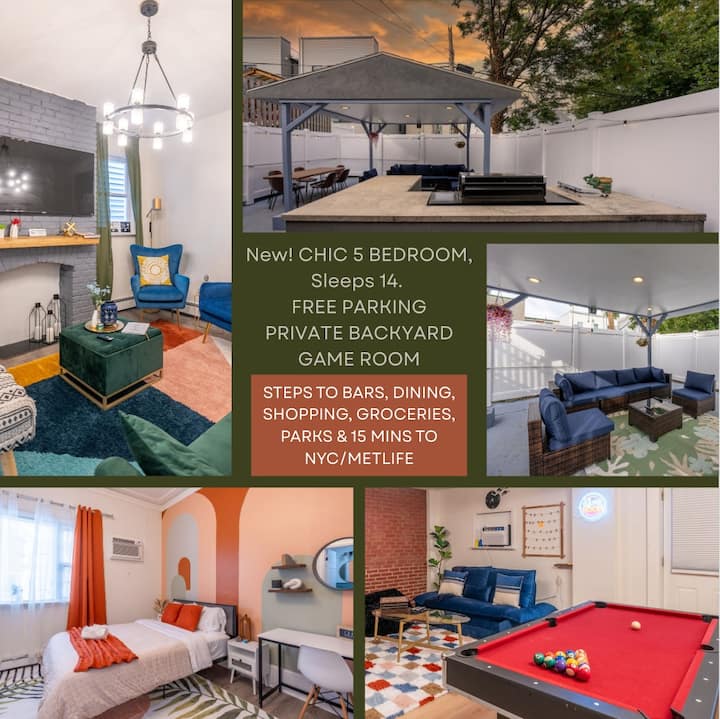 5br|steps To Nyc|dining|bars+gamerm+bckyrd+parking - Manhattan, NY