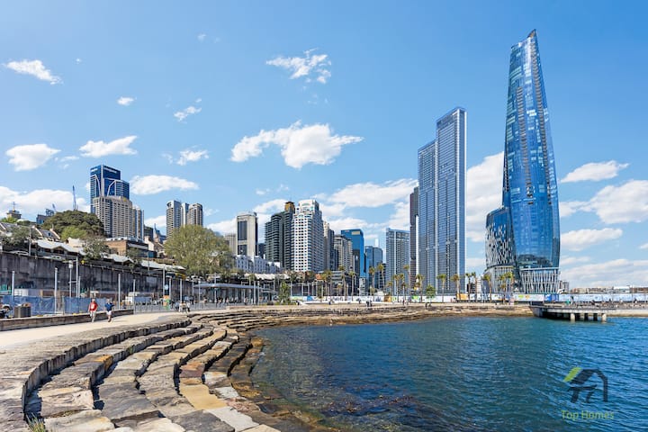 Barangaroo核心地段&无敌城景|泳池健身房|停车 - 新南威爾斯州