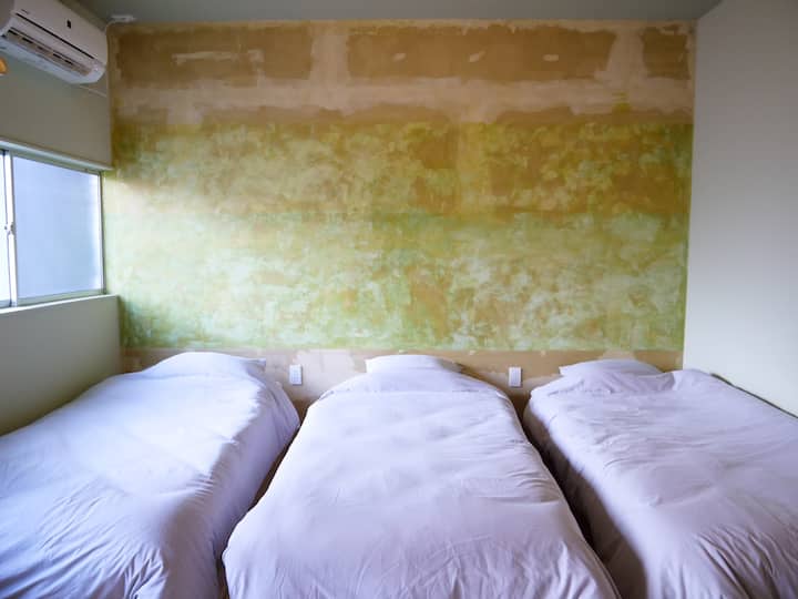 情緒ある下町に泊まれるホステル「1つの風景」京島／押上／浅草 Wi-fi完備 3人部屋 - Asakusa