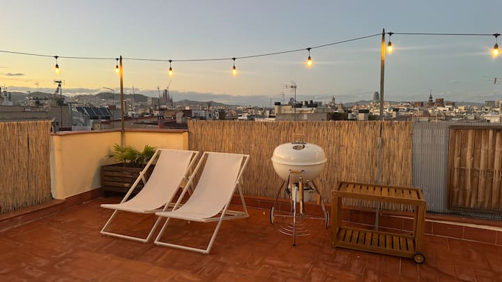 Huge Private Sunny Rooftop In Top Location - Barcelona