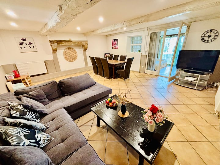 Gîtes Montvaltin - 90m², Rdc, 3 Chambres & Cuisine - Le Creusot