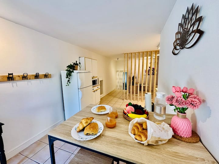 Gîtes Montvaltin - Appartement T2 52m² - Montchanin