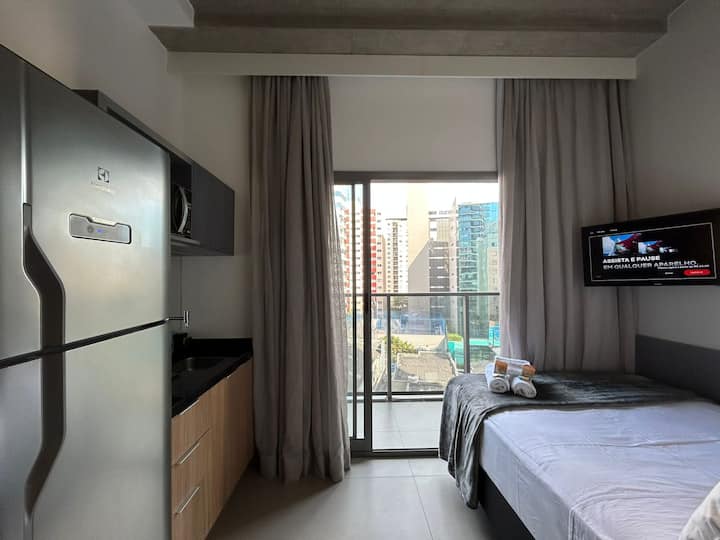 (Onpa) Studio C/ Academia, Coworking-metrô Paraíso - Paraíso