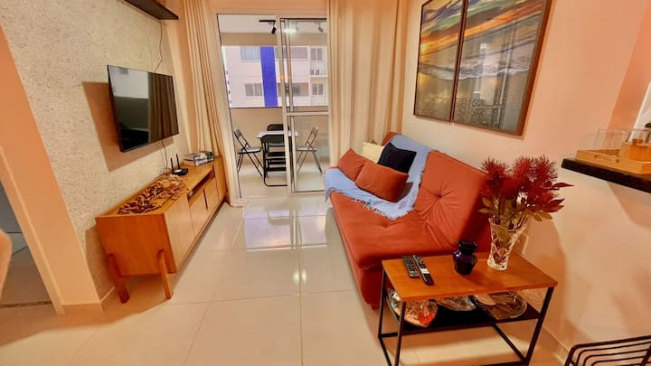 Charmoso Apto Na Aruana – 2 Quartos Climatizados - Aracaju