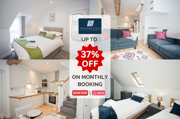 Book Monthly | Save 37% | Wifi | Parking | Sleeps4 - Bournemouth