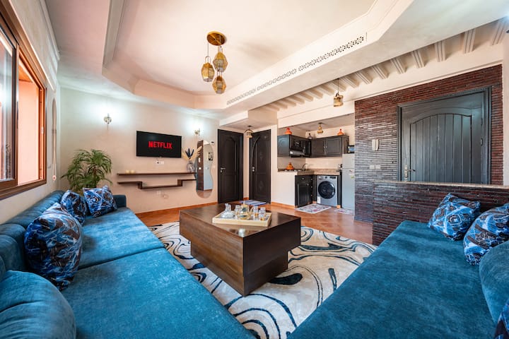 Charmant & ÉLégant Au Cœur De Ville-1br-parking - Marrakesh