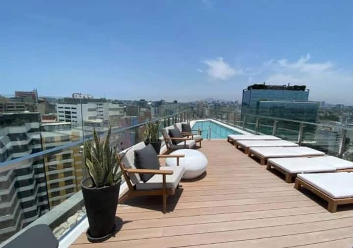 Moderno Apartamento De Estreno En Miraflores - Peru