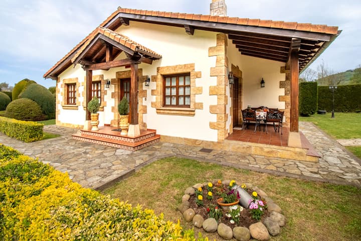 Acogedor Chalet Con Vistas + Chimenea En Asturias - Puente Viesgo