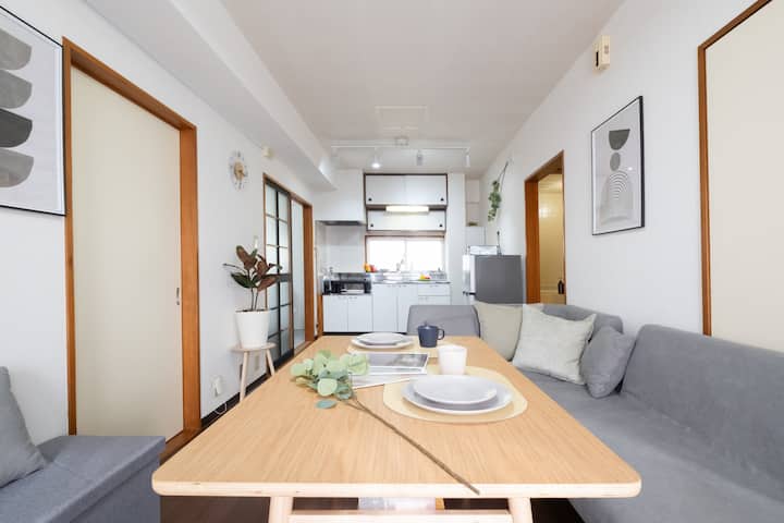 Mall Front |1 Free Parking, 2 Br Apt For Groups - Matsumoto