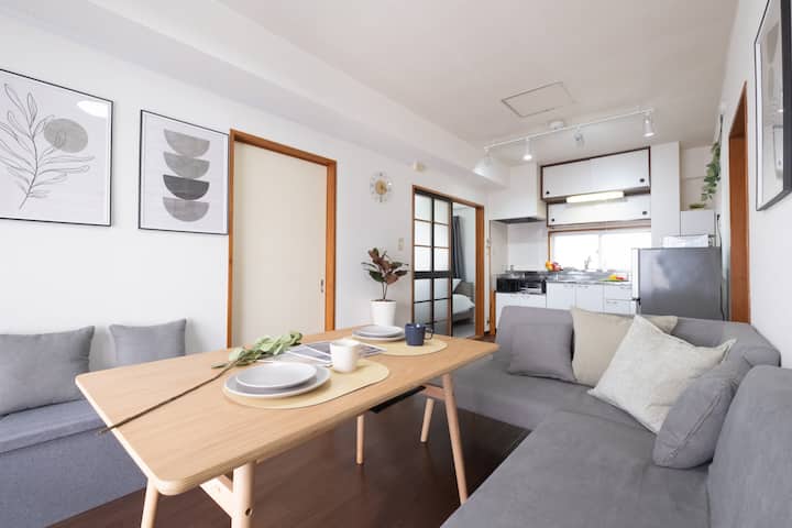 松本市の観光に最適・イオンモール目の前｜駐車場無料・グループ/家族向け2ldk - Matsumoto