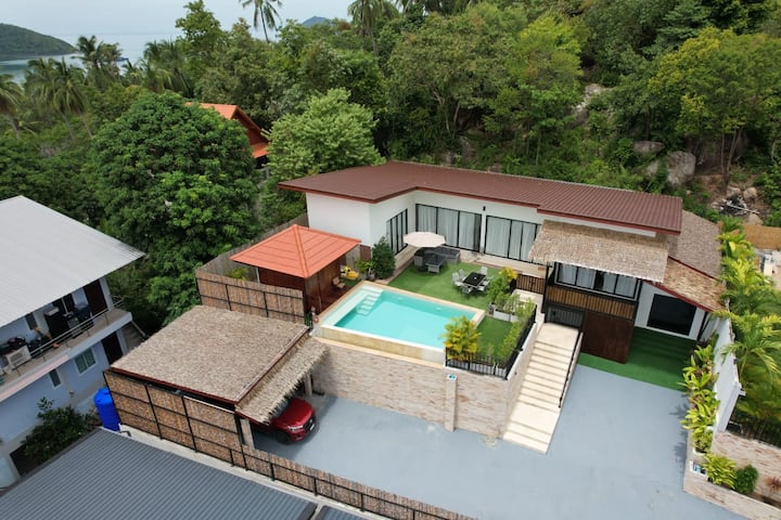 New _ 4 Br * Mountain View And Privacy * - Ko Pha-ngan