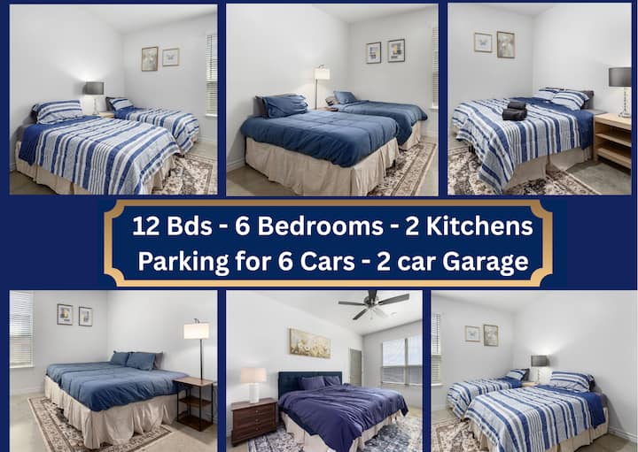 New* Temple, 12 Bd Contractor & Group Friendly - Temple, TX