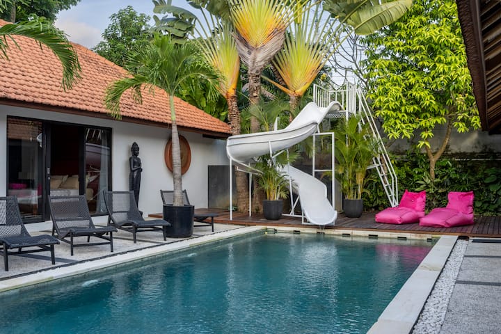 Villa 4 Chambres Familiales Avec Toboggan - Bali