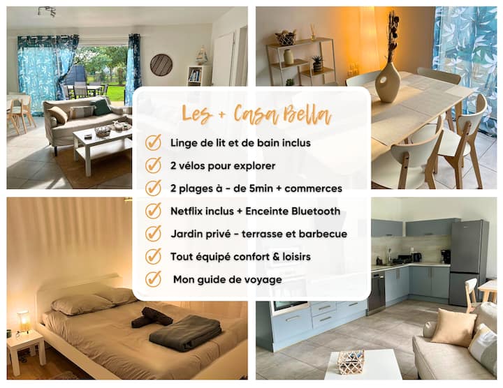Casa Bella • Plages & Port /Confort & Jardin Privé - La Bernerie-en-Retz