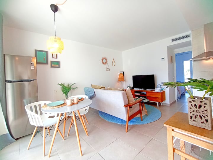 Fresh Lemonade: A/c, Work Desk, Wi-fi, Pool - Corralejo
