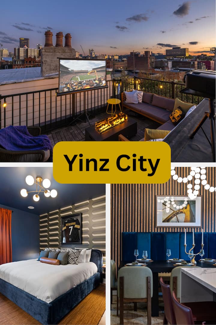 New*yinz City Stay | Walk To Acrisure&pnc |Rooftop - Pittsburgh, PA