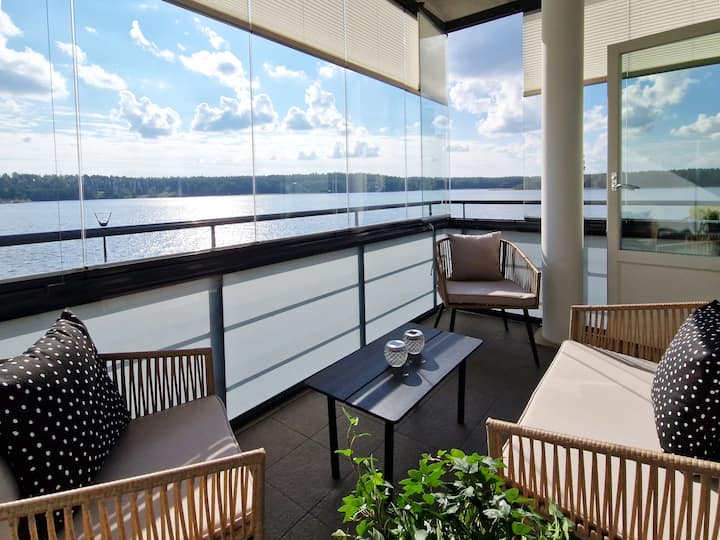60m2 Lakeview, Free Wifi & Carpark, Sauna - Lappeenranta