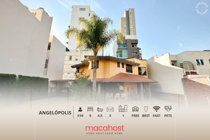 Increíble Casa Junto A Auditorio Metropolitano - Puebla