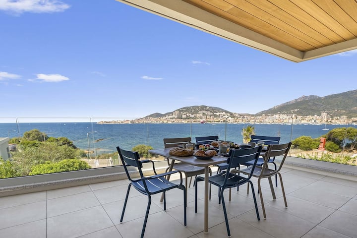 T3 Moderne Avec Terrasse Vue Mer - Proche Plage - Corsica