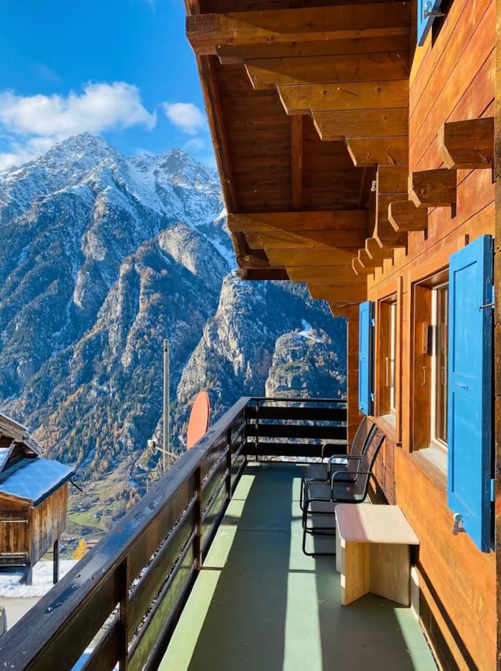 Chalet Twin Peaks Cosy & Spacious Wow Alpine Views - Grächen