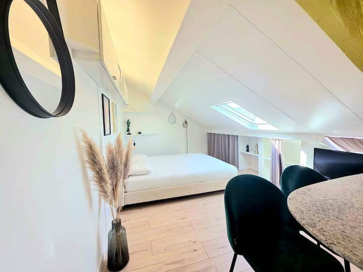 Mansarde Lumineuse - Nice Gare 2 Pers. - 
