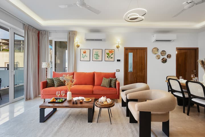Theurbanbloom | 4bhk W/ Breakfast Near Cyber Hub - Gurugram