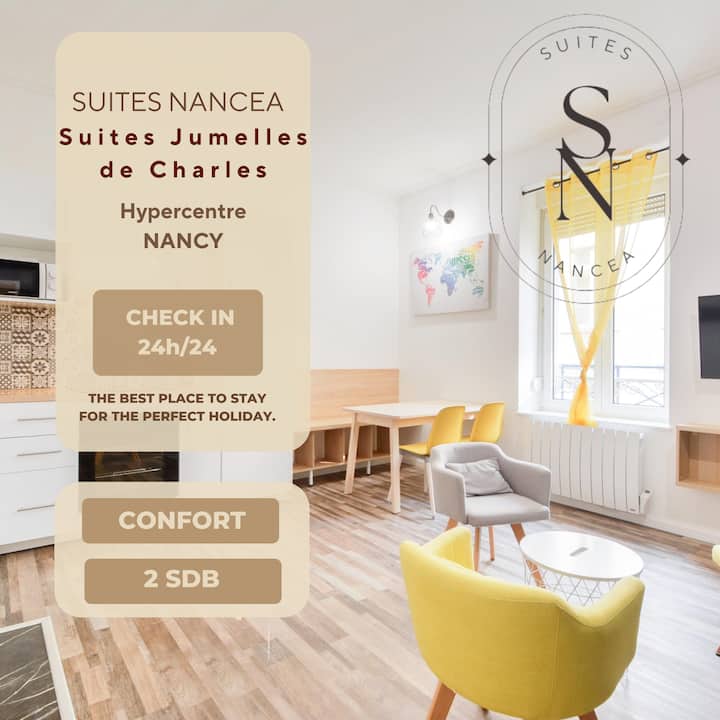 Les Suites De Charles – Nancy Centre - 4 Pers - Nancy