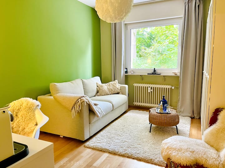 Ruhiges Messezimmer Diplomatenviertel M. Grünblick - Frankfurt