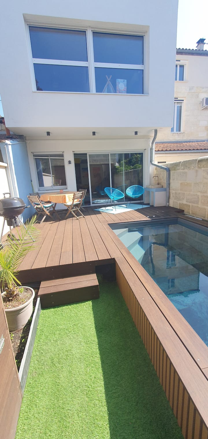 Maison Avec Piscine Et Climatisation - Le Bouscat