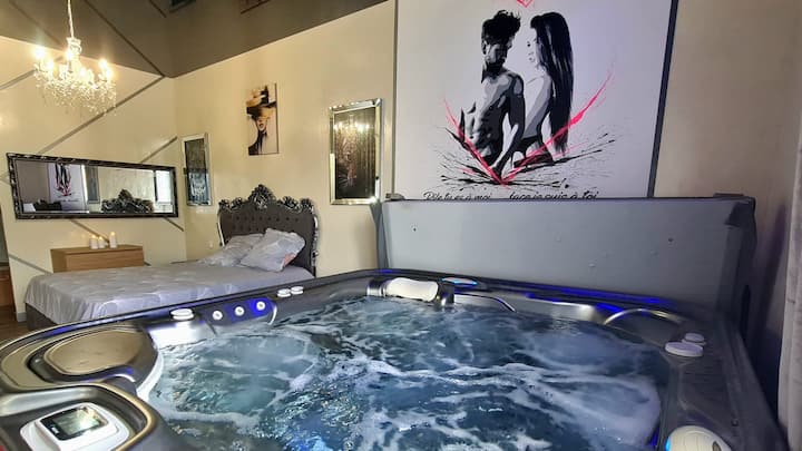 La Discrète Romantique, Appartement Avec Jacuzzi - Charavines