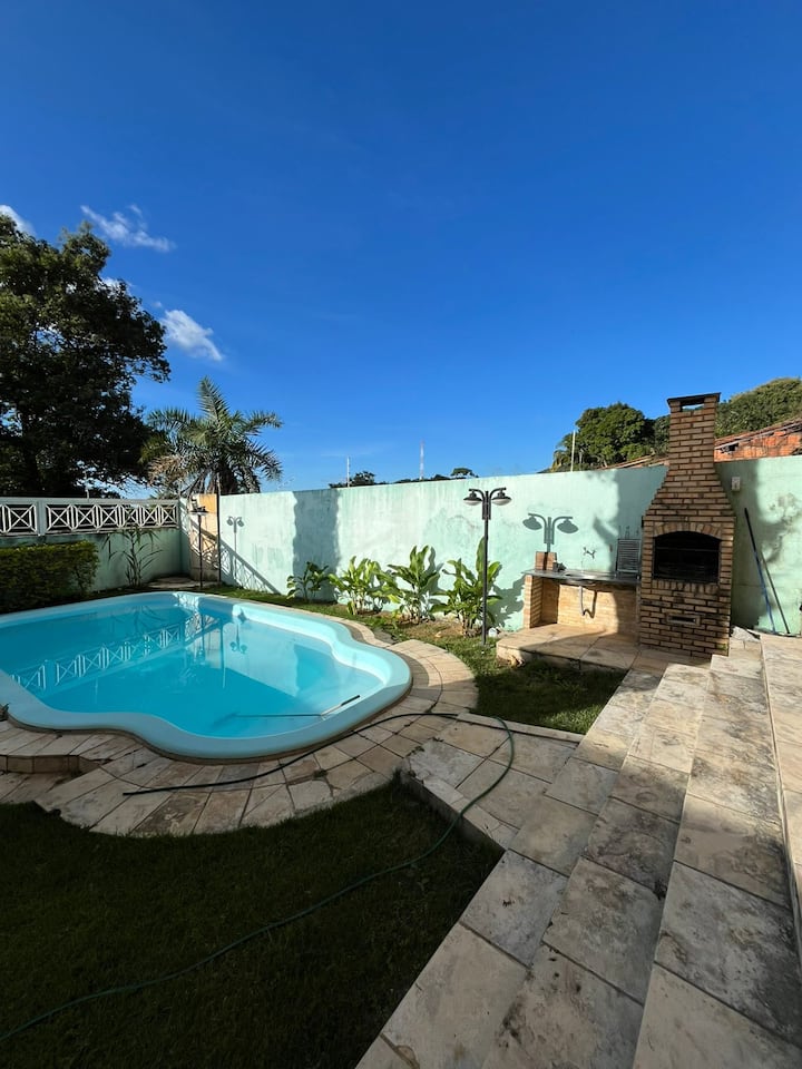 Chácara Com Piscina E 3 Varandas No Caldas - Ceará