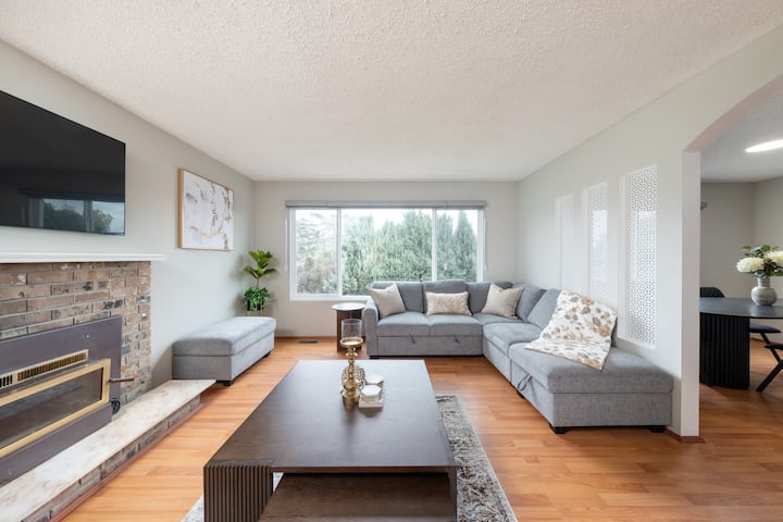 3br/2ba Home – 30 Mins To Yvr, Family-friendly - Surrey