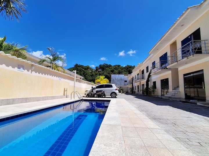Condomínio Seguro Perto Da Praia | Piscina | Vaga - Porto Seguro