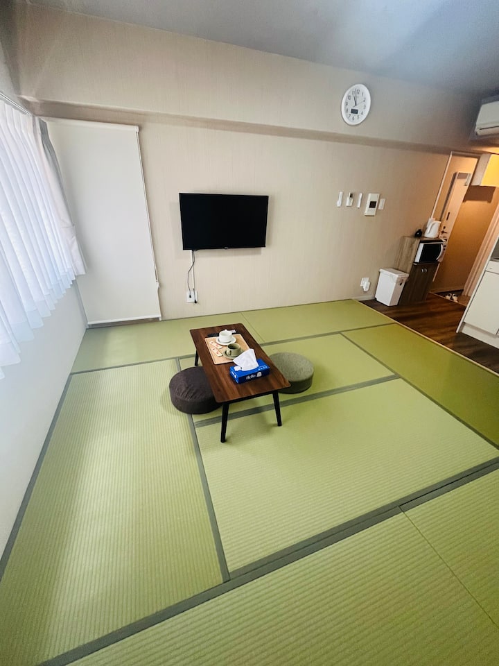 【福の荘 美野島401】博多駅近く便利な立地 |新リフォーム |Wifi無料 - Fukuoka
