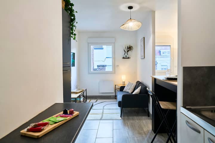 L'odyssée - Cosy – Métro • Netflix • Wifi - Tourcoing