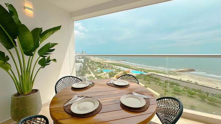 Suite Vue Mer à Crespo – 11ᵉ ÉTage - Carthagène