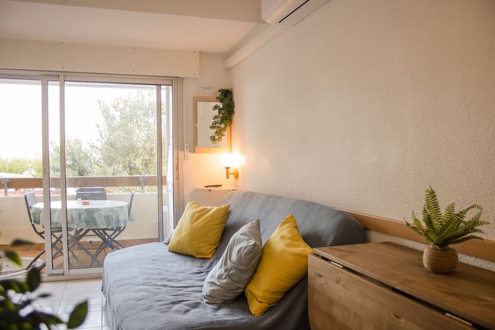 T2 Cosy - Plage & Terrasse Ensoleillée - Marseillan