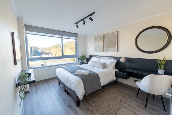 Nuevo Depto.1d1b Centro/parque Ecuador/gym/piscina - Concepción, Chile