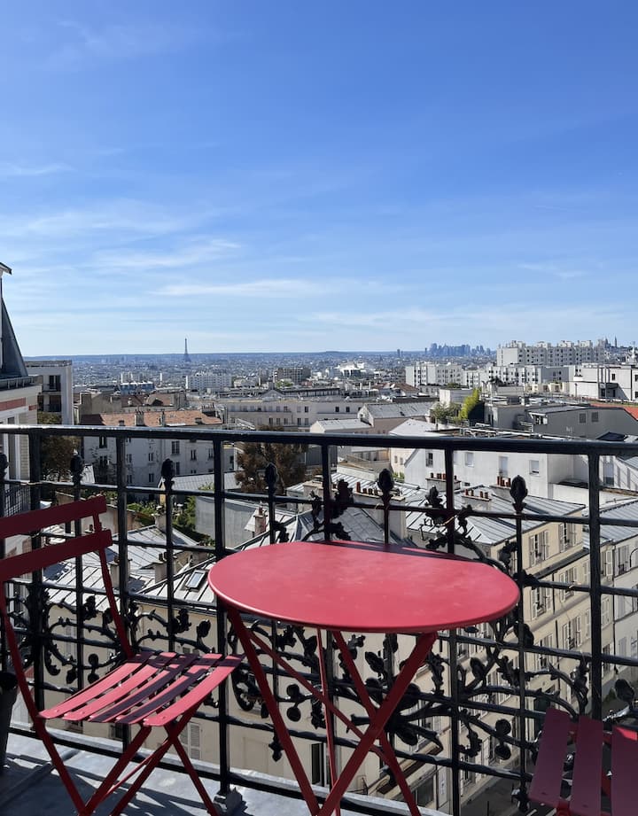 Appartement Charmant Avec Balcon Et Vue Sur Paris! - Porte de Pantin