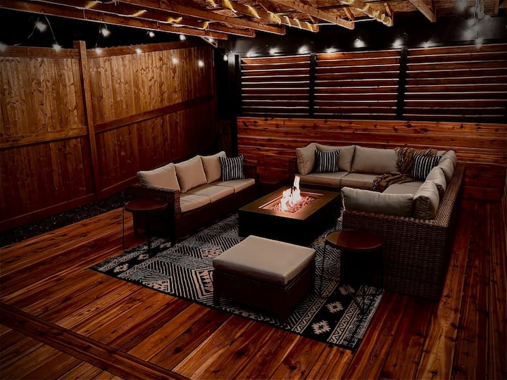 Hidden Gem - Patio & Fire Pit + King & Queen Beds - Hinton