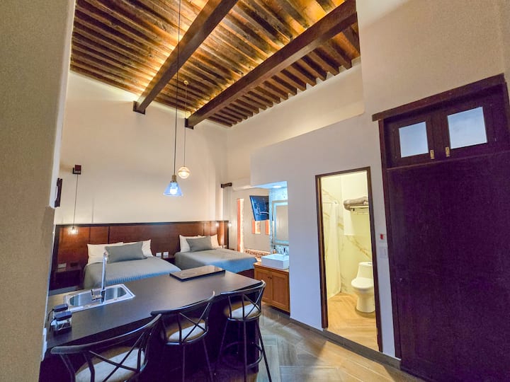Loft Boutique 6 Con Balcón En El Corazón Histórico - San Luis Potosí