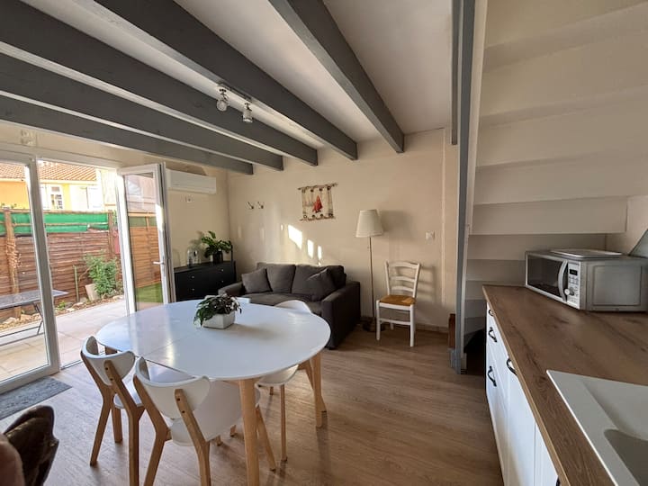 Charmante Maison Avec Jardin Etang De Thau - Marseillan