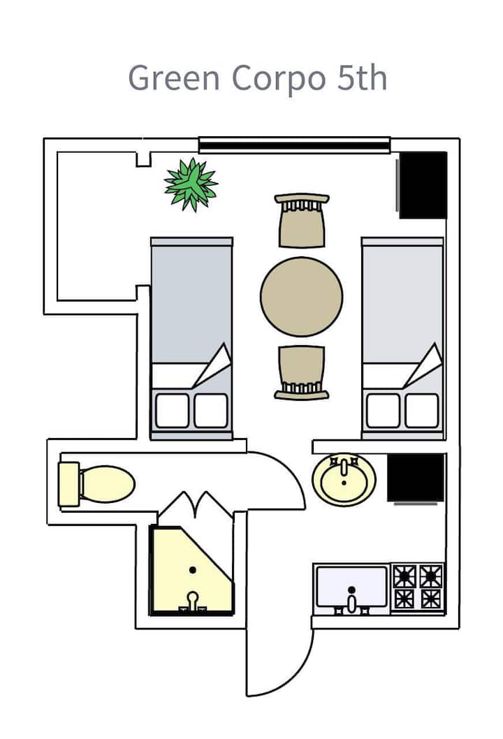 Close To Shinjuku! Twin Beds, Projectorappliances! - Harajuku