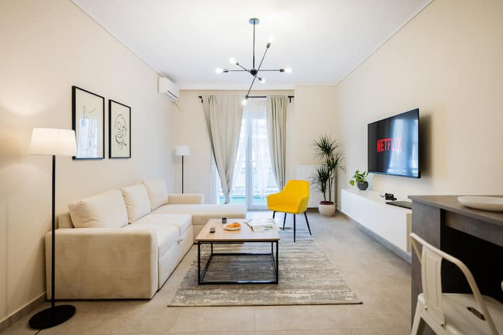 Stylish 3bd With Balcony Central Thessaloniki - Thessaloniki