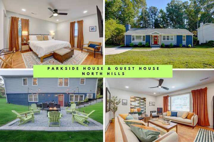 Generous 5br North Hills|slps 17|backyard Retreat! - Wake Forest, NC
