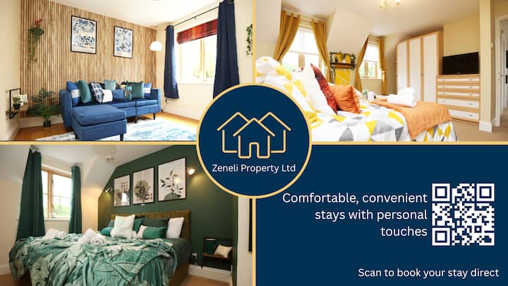 Weekly Special |10% Off |Wifi |Parking |Sleeps4 - Swindon