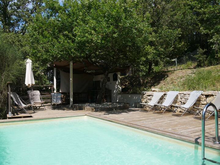 Maison Au Calme Et Avec Piscine  Pour 12 Pers - Drôme