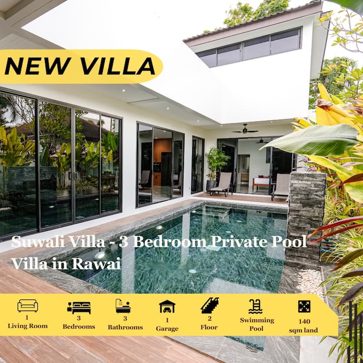 Suwali Villa - 3 Bedroom Private Pool Villa - Karon Beach
